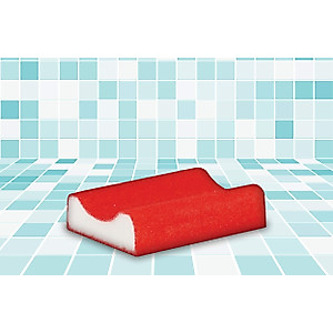 S&T INC. Sole Magic Foot Scrubber, Smoothing Pad or Callus Remover for Feet, 4 Inch x 2.8 Inch x 1 Inch, Rose