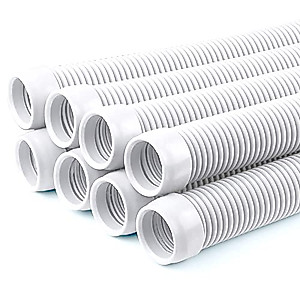 POOLWHALE Vacuum Hose/Replacement Pool Hose -1.5” 8 Hoses for Pool,Spa