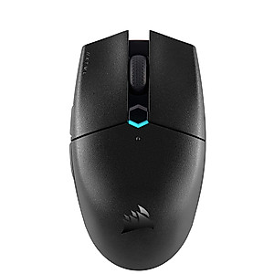 Corsair Katar Pro Wireless, Lightweight FPS/MOBA Gaming Mouse with Slipstream Technology, Compact Symmetric Shape, 10,000 DPI - Black (Renewed)