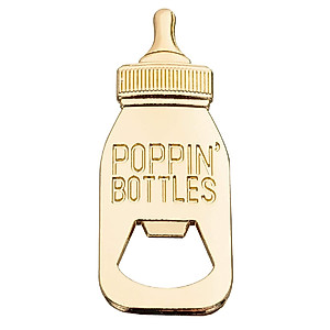 DAJAMAI Set of 18 Bottle Openers for Baby Shower Favors Gifts, Bridal Baby Shower Decorations Souvenirs, Poppin Bottles Openers with Exquisite Gifts Box used for Baby Party (New White)