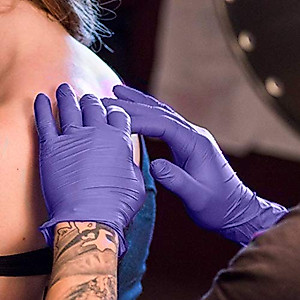 1st Choice Nitrile Disposable Gloves, 3 Mil Blue Nitrile Gloves Large, Case of 1000 Medical Gloves Disposable Latex Free