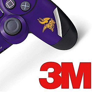 Skinit Decal Gaming Skin Compatible with PS4 Controller - Officially Licensed NFL Minnesota Vikings Purple Performance Series Design