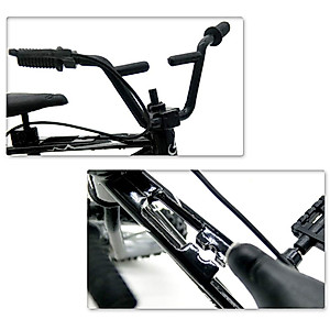 1/18 Diecast Bike Action Figure Toy,Mini Finger Mountain Bike Bicycle Art Crafts Desktop Decor - Black