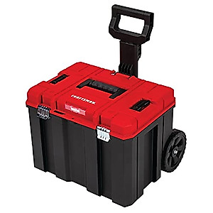 CRAFTSMAN VERSASTACK 29-in. RollingTool Box with Wheels, Red, Plastic, Lockable (CMST17835)