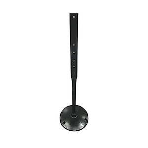 SmartSign - K-BASE-14 Cast Iron Sign Base By | 14” Od Stand With 4’ Post And Sign Bolts & Nuts Black