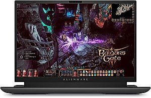 Dell Alienware m18 Laptop (2023) | 18" 1920x1200 FHD+ 480Hz | Core i9-13900HX - 1TB SSD + 1TB SSD Hard Drive - 64GB RAM - Nvidia GeForce RTX 4080 | 24 cores @ 5.4 GHz - 12GB GDDR6X Win 11 Home Black