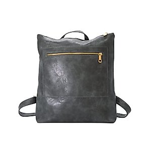 modern+chic Reese Trendy Backpack, Women's Vegan Leather Spacious Travel Bag, 12" W x 15" H or 15" W x 17" H