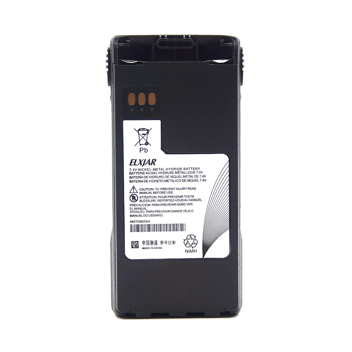 hflexgrad (2-Pack) 7.4V 2100mAh Two Way Radio Battery Replacement for Motorola NTN9815/A/AR/B NTN9858/A/AR/B/C XTS1500 XTS2500 PR1500 MT1500