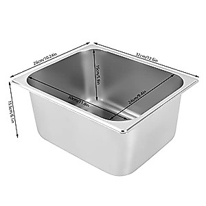 110V Bain Marie Food Warmer 6 Pan, Food Grade Stainelss Steel Commercial Food Steam Table 6-Inch Deep, 1200W Electric Countertop Food Warmer with Tempered Glass Shield