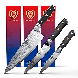 Dalstrong Shogun Series 8" Chef Knife Bundled with 6" Utility Knife & 3.5" Paring Knife