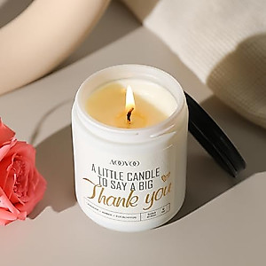 AOOVOO Candle - 9oz Soy Wax Candle, Lavender Scent - Thank You Gift for Women, Men, Mom, Coworkers, Nurse, Clients - Employee, Teacher, Boss Appreciation