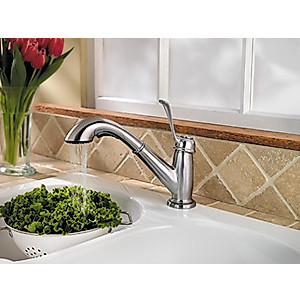 Pfister Bixby 1-Handle Pull Out Kitchen Faucet, Stainless Steel, 1.8 gpm LF5385LCS