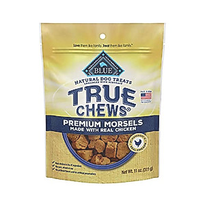 Blue Buffalo True Chews Premium Morsels Natural Dog Treats, Chicken 11 oz bag