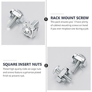 TEHAUX 200 Pcs Nut Server Steel Computer