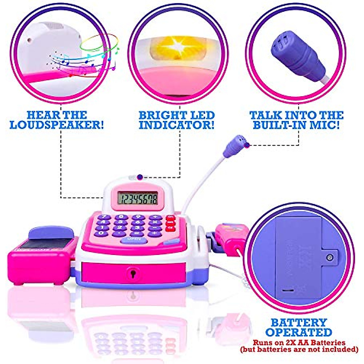 CifToys Cash Register Playset - Fun Learning for Kids