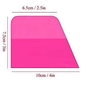 Pink PPF Squeegee Vinyl Squeegee for Car Vinyl Paint Film Installation, Window Tint Windshield Glass Cleaning Squeegee Tool (Pink)