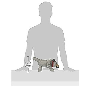 JINX Minecraft Wolf Plush Stuffed Toy, Gray, 15" Long