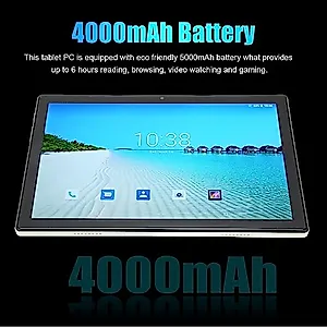 Haofy HD Tablet, Tablet PC Aluminium Alloy Dual Camera 10.1 Inch IPS 4G LTE 5G WiFi 2GB RAM 32GB ROM for Business (Green)