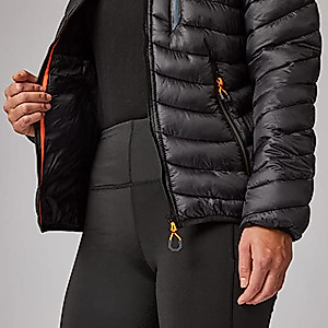 HORZE Holly Womens Fitted Padded Equestrian Horse Riding Winter Jacket - Black - 8/10