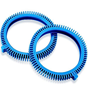 2 Pieces 896584000-143 Blue Front Tire Kit, Front Tires with Hump Replacement for Pool Cleaners 2X, 4X, Pressure - Concrete Pool