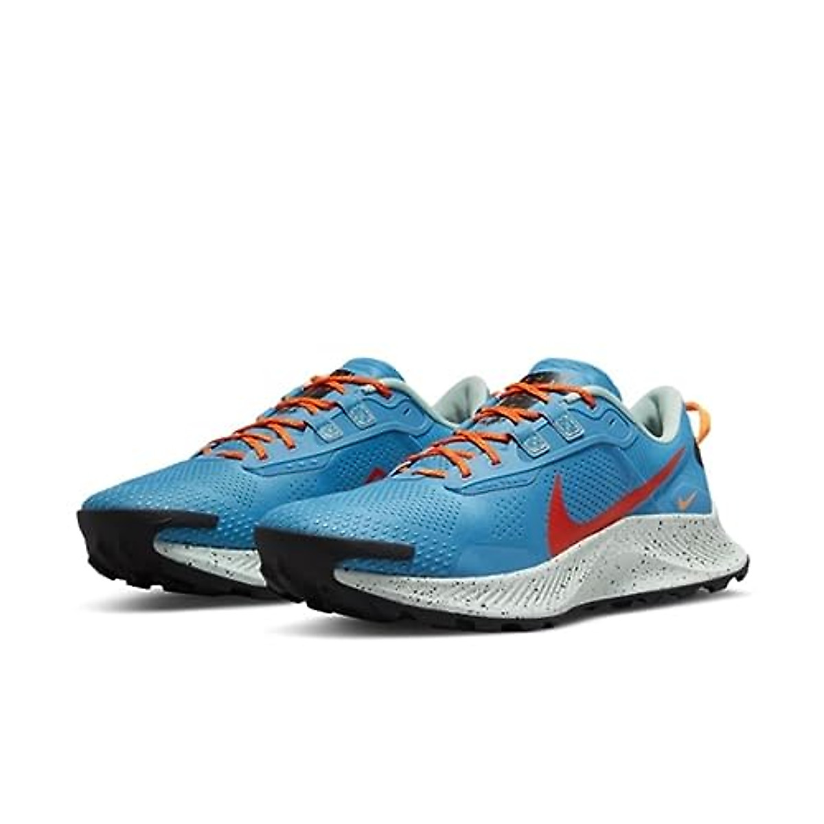 Nike Men's Pegasus Trail 3 Running Shoe, Laser Blue/Habanero Red, 10.5
