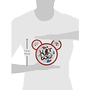 The First Years Disney Mickey Mouse Dinnerware Set - Toddler Plates and Toddler Utensils- 4 Count