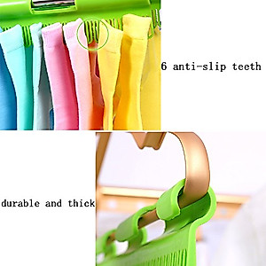 TINTON LIFE 2 Pack Laundry Bathroom Clothes Sock & Underwear Drying Hanger Rack Clip Dryer Airer Clothespin