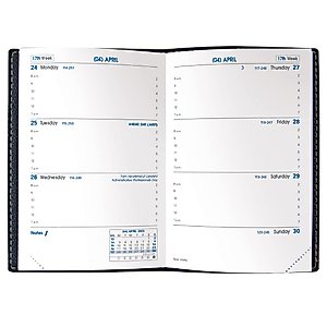 Quo Vadis 2024 Sapa X Weekly Planner 12 Months, Jan. to Dec. 3 1/2 x 5 1/4" - Refill - Productivity Time Mangement Organizer