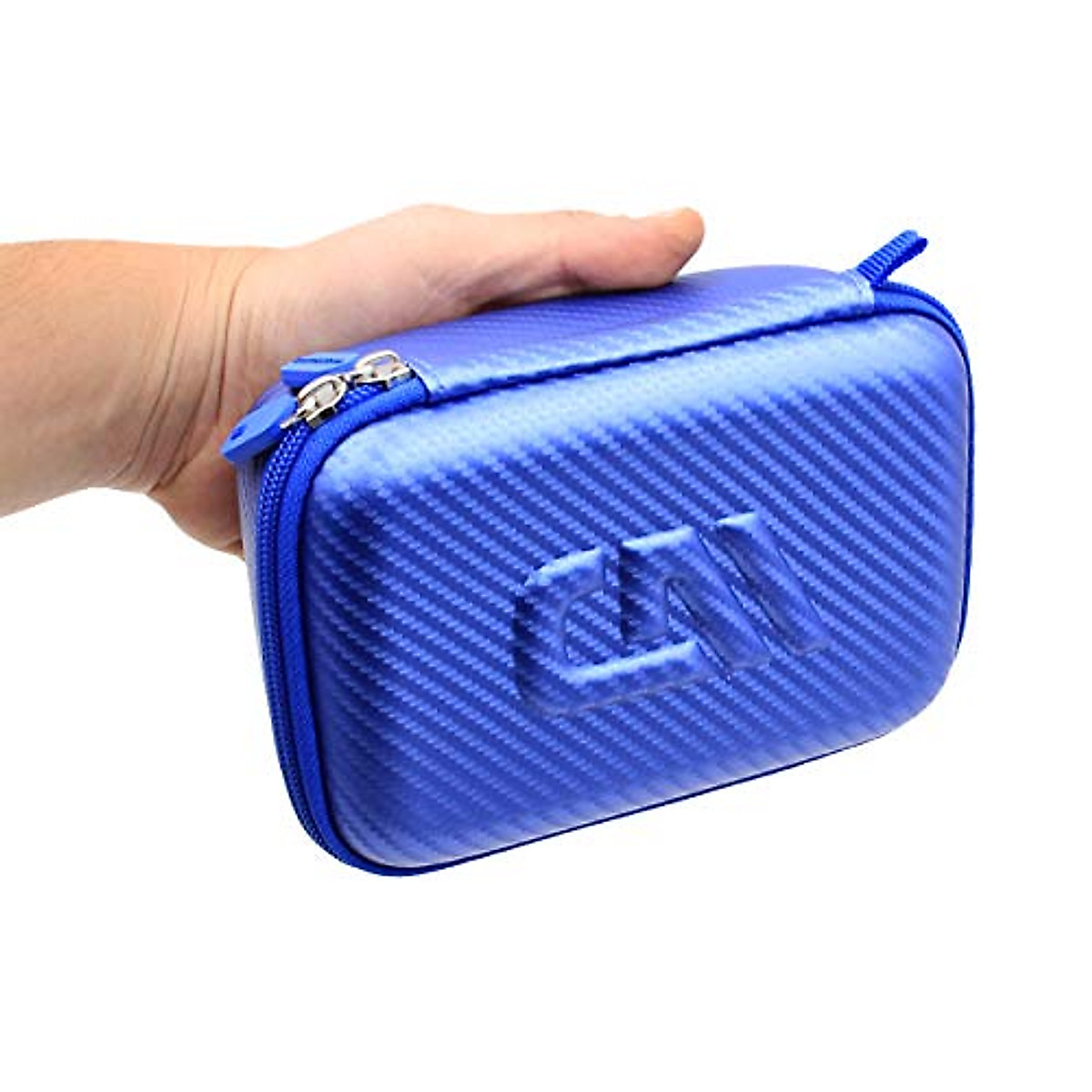 CASEMATIX Travel Case Compatible with Bakugan Figures, BakuCores and Trading Cards - Hard Shell Case with Padded Divider and Wrist Strap Compatible with Collectible Battle Figures - Case Only