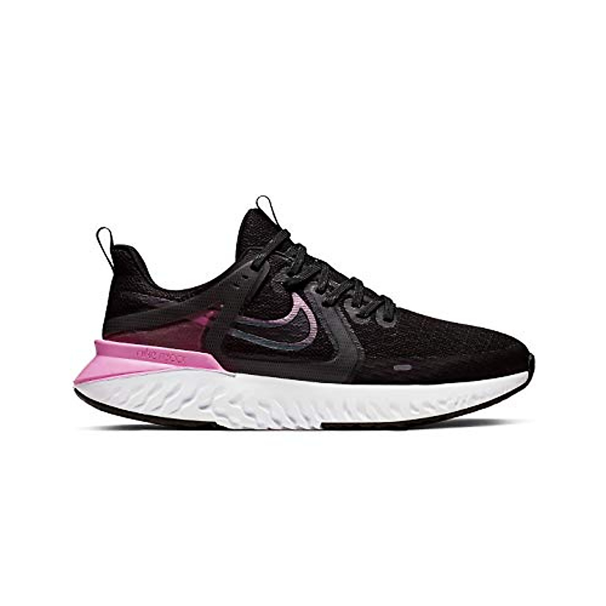 Nike Women's Trail Running Shoes, Black Black Cool Grey Psychic Pink White 004, 4.5 UK