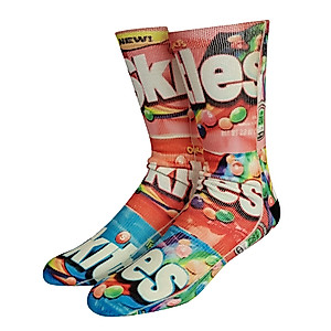 Kacolor Sox Mens Crazy Funny Cool 3D Print Pattern Novelty Crew Tube Socks (A Pattern)
