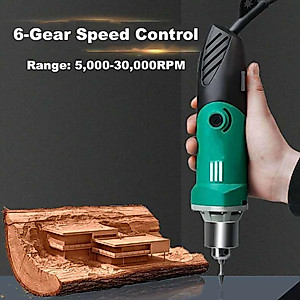 Rotary Carver Tool 480W Power Electric Die Multifunction Grinder 30000RPM High Speed