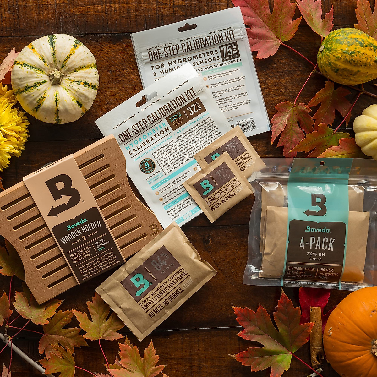 Boveda 32% Two-Way Humidity Control Packs For Storing 1 oz of Dry Goods – Size 8 – 10 Pack – Humidifier Packs for Coffee & Tea Storage – Hydration Packets in Resealable Bag