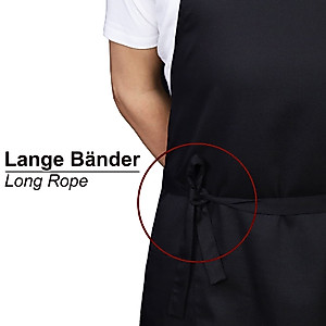 EXPRESS-STICKEREI BAKING BREAD Embroidered Bib Apron with Slogan for hobbybakers adjustable baking Apron with Pocket for men women Kitchen Gift for Mother, Daughter, Grandma, Grandfather, Father