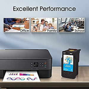 H&BO TOPMAE Remanufactured Ink Cartridge Replacement for Canon 261XL 261 XL CL-261 XL Ink High Page Yield to use with Canon TS5320 TS6420 TR7020 Printer (1 Color)