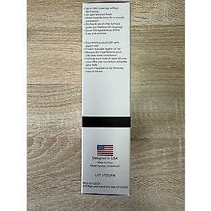 PHOERA Makeup Set - Full Coverage Foundation, Primer, Powder, Concealer & Kabuki Brushes (2 Sponge, Porcelain)