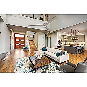 Westinghouse Techno II 72-Inch Indoor DC Motor Ceiling Fan with Dimmable LED Light Kit Titanium