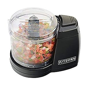 Kitchen Selectives MC-6BL Kitchen Selectives Mini Chopper, Black, 1.5 cups