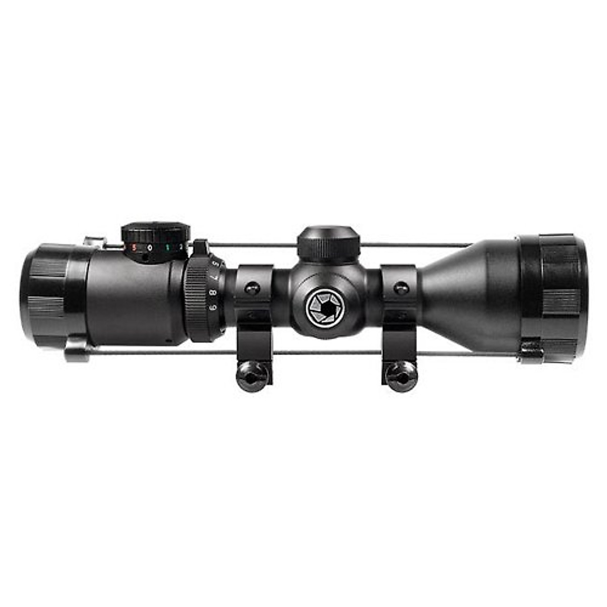 BARSKA 3-9x42 IR Contour Dual Color Reticle 30/30 IR Riflescope , Black