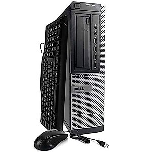 Dell Optiplex 7010 Business Desktop Computer (Intel Quad Core i5 up to 3.6GHz Processor), 8GB DDR3 RAM, 1TB HDD, USB 3.0, DVDRW, Windows 10 Professional (Renewed) (1TB)