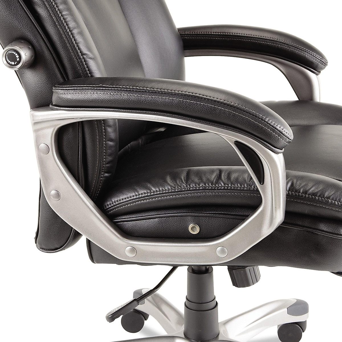 Alera ALEVN4119 Alera Veon Series Executive Highback Leather Chair, Coil Spring Cushioning,black