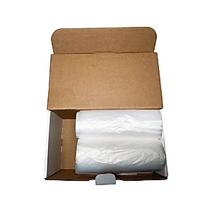 Top Knot Bags 33 Gallon Garbage Trash Bag 33X40" Clear 150 Count Can Liner Bulk 30 Gallon 31 Gallon 32 Gallon 34 Gallon 35 Gallon Made in USA
