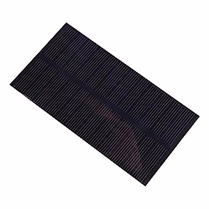 Delaman Solar Panel, DIY Safety Solar Power Charging Panel Monocrystalline Silicon