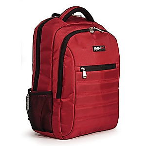 Mobile Edge Smartpack 15.6 Inch Laptop Backpack with Separate Padded Tablet Compartment Crimson Lightweight Red for Men, Women, MEBPSP7, Crimson Red