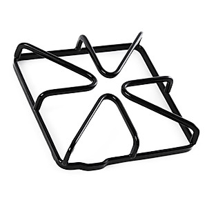Upgraded WB31X20643 Grate Replacement Parts for GE Stove Parts Burner Grate, GE Cooktop Parts Metal Steel Surface Grate Kenmore Hotpoint Gas Range Parts Stove Top Grate Square Burner Wok Rack 1 Pack