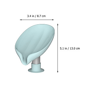 Cabilock 4 Pcs soap drainer Sponge Drying Holder sucker holder drainage soap bathtub soap holder decorative No Drilling soap tray Soap drying Dish abs bracket travel multipurpose