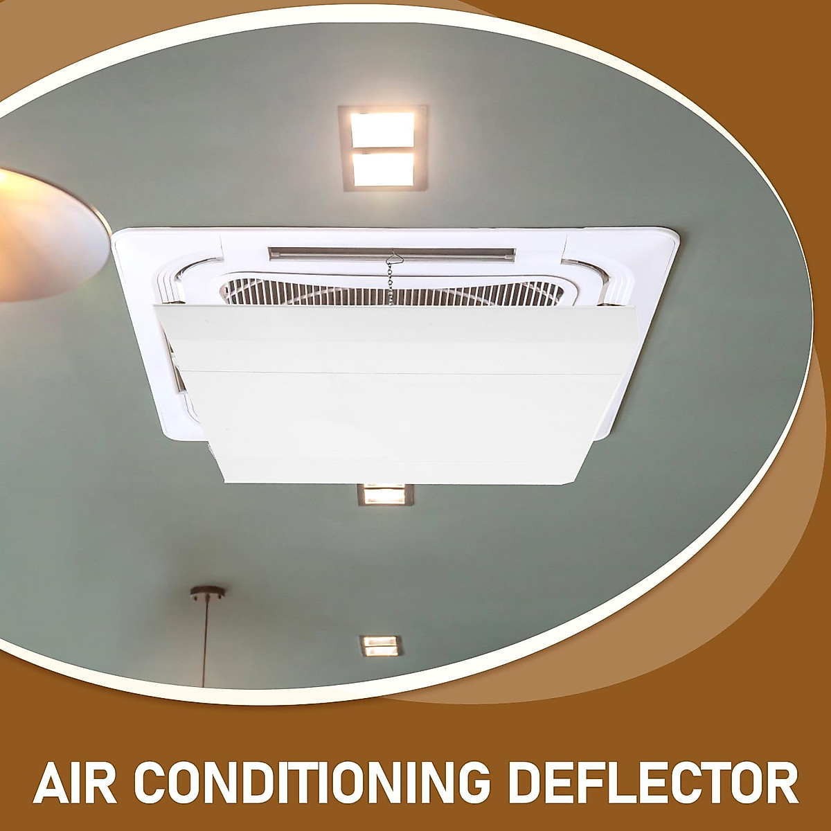 1pc Air Conditioner Windshield Anti Blowing Board Air Deflector Air-conditioner Air Cover Indoor Air Conditioner Deflector Air Conditioner Accessory Air-conditioner Windshield