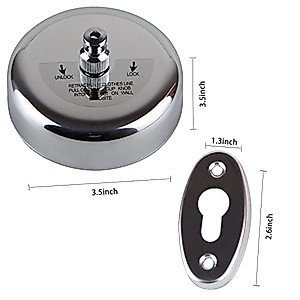 JHHSYU 2 Pcs Retractable Clothesline 304 Stainless Steel Durable with Heavy Duty Adjustable Rope Shower Clothes Line for Outdoor and Indoor