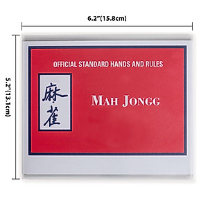 Yellow Mountain Imports National Mah Jongg League Scorecard Cover - Large (Fits 6.12 x 4.8-inch Mahjong Score Card)