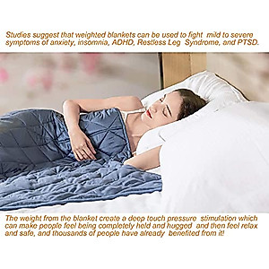 NIGHTLY GOOD DREAM Weighted Blanket for Adults 25 lbs 92X86 Inch Cooling Weighted Blankets King Size Bamboo Heavy Blanket for Deeper Sleep